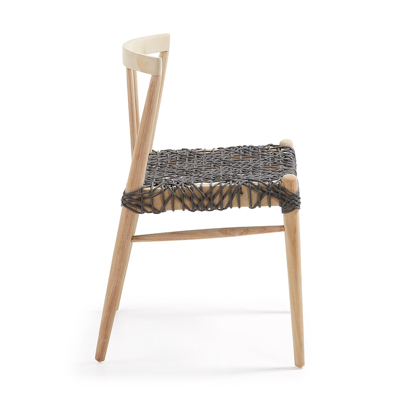 sedia-design-moderno-in-legno-di-teak-massello-e-corda-joens-1 - I Love ...