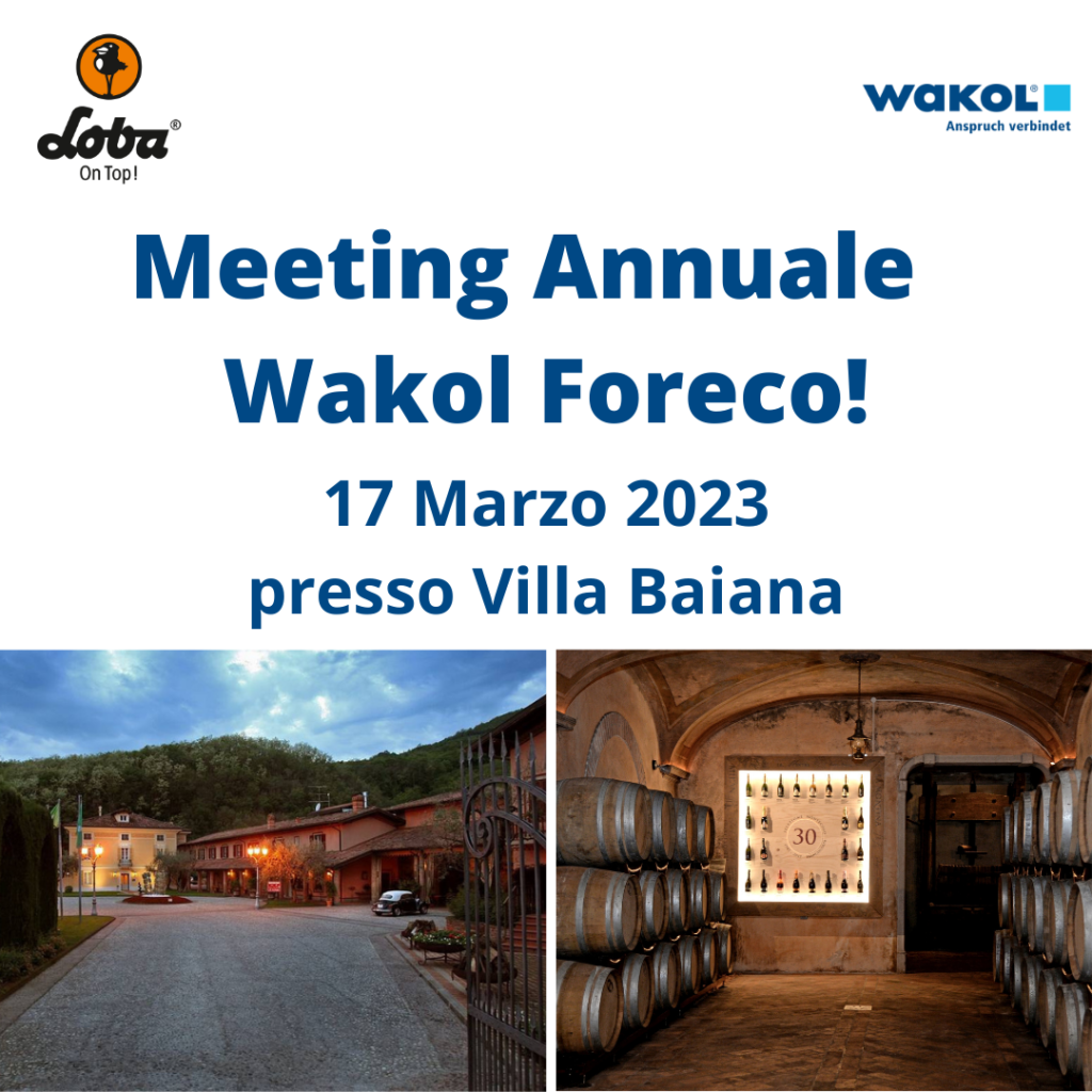 Meeting annuale in Franciacorta per Wakol Foreco - I Love Parquet